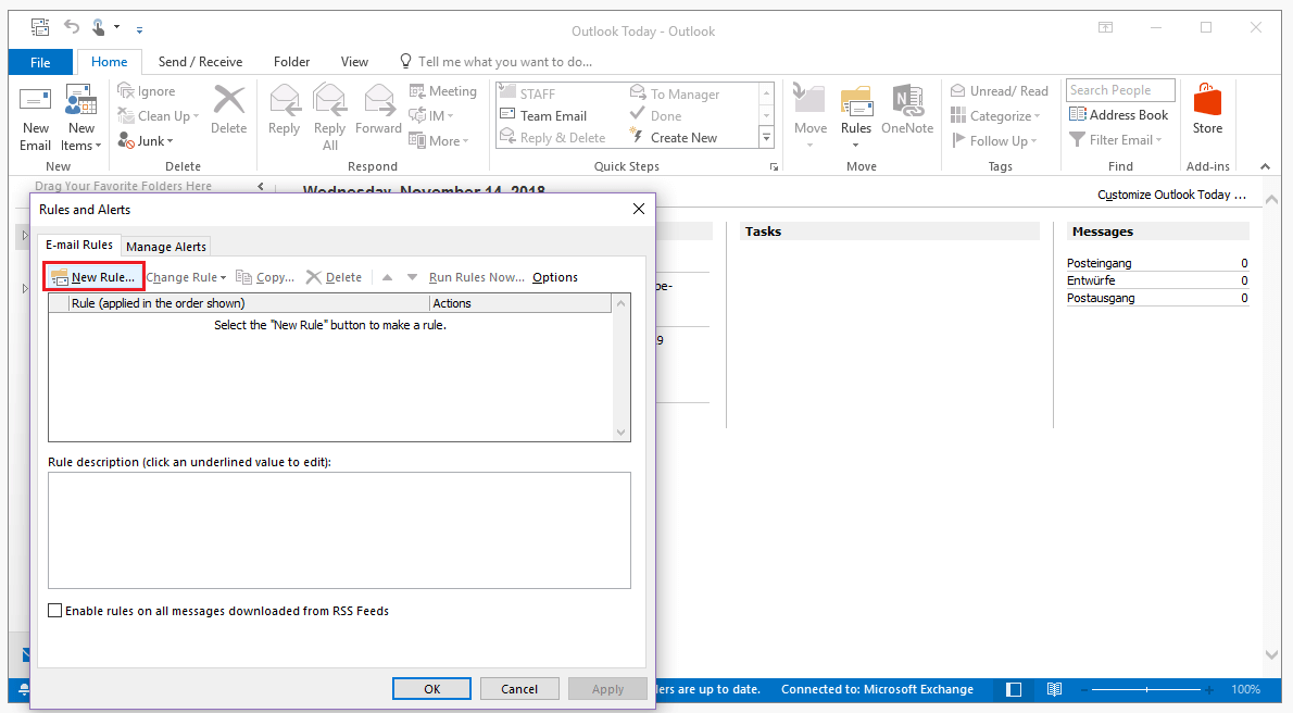 Creating Outlook rules | Here’s how - IONOS CA