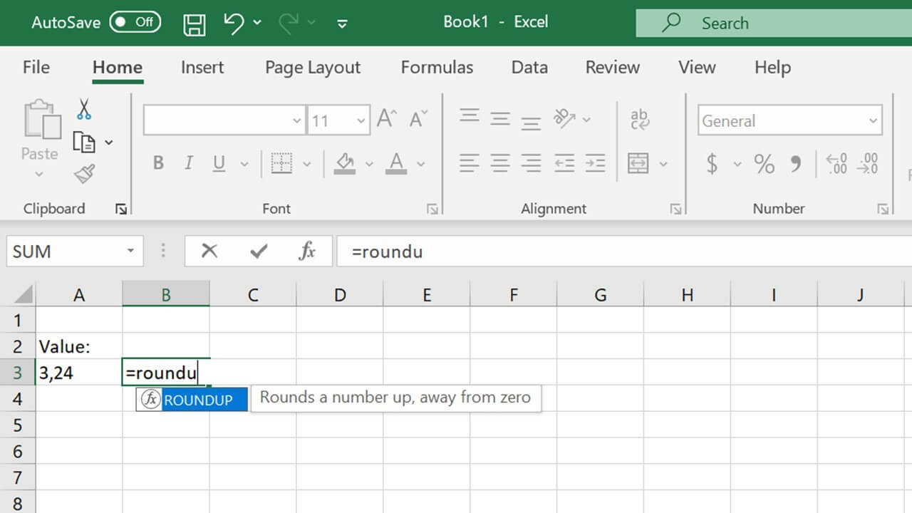 How does the Excel ROUNDUP function work? - IONOS CA