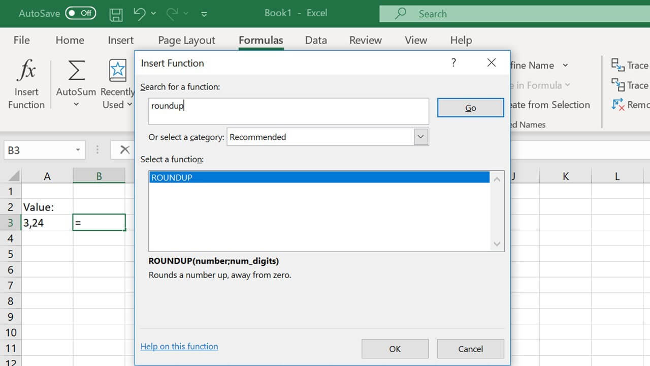 How does the Excel ROUNDUP function work? - IONOS CA