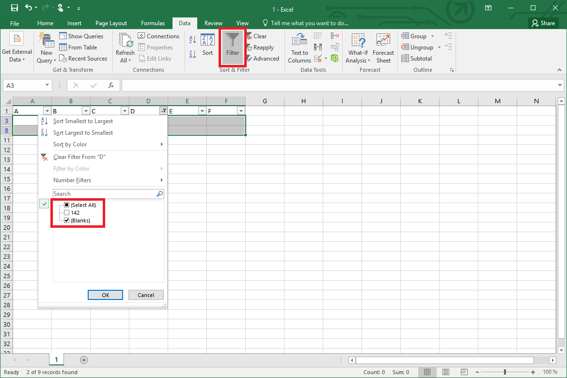 How to easily remove blank rows in Excel [+example] - IONOS CA