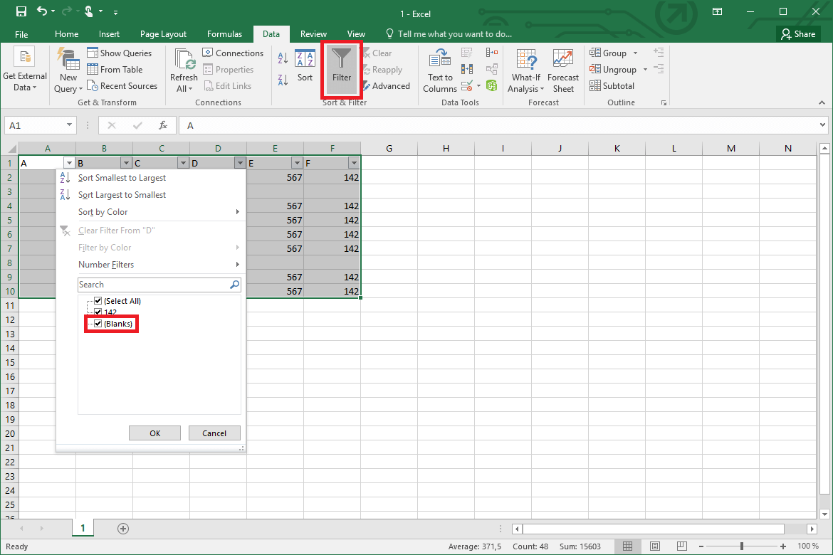 How To Easily Remove Blank Rows In Excel Example Ionos Ca