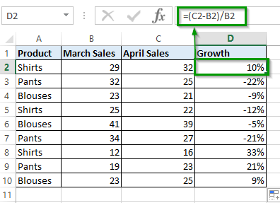 Percentages in Excel: How to use the percentage formula in Excel - IONOS CA