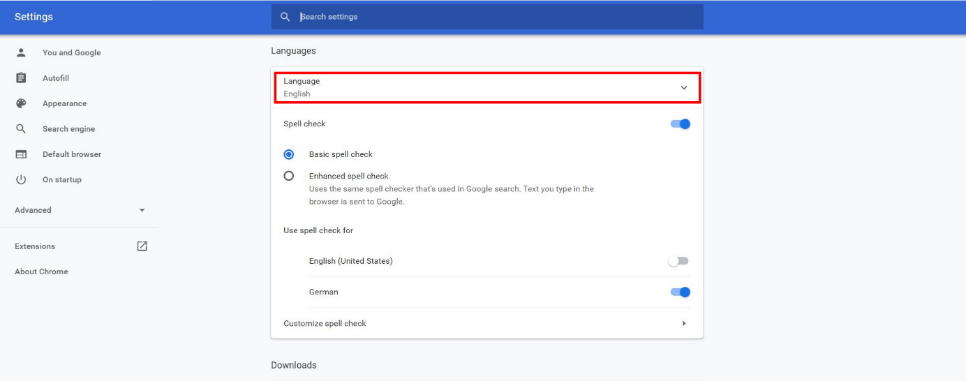 Change Language In Chrome How To Change The Browser Language IONOS CA