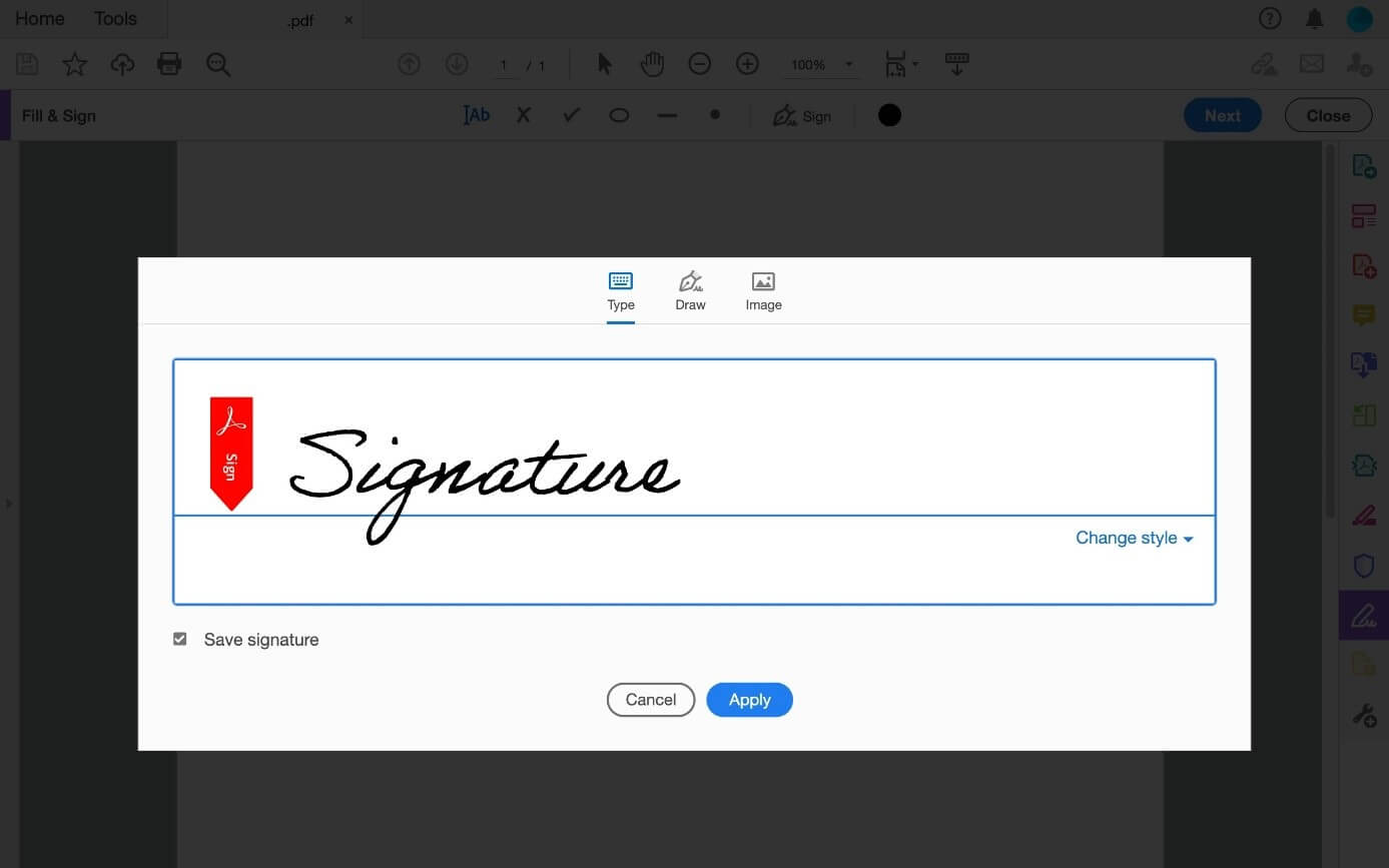 How To Sign On A PDF Add A Digital Signature To Your PDF Files IONOS