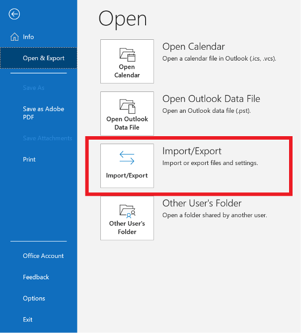 How to back up Outlook emails - IONOS CA