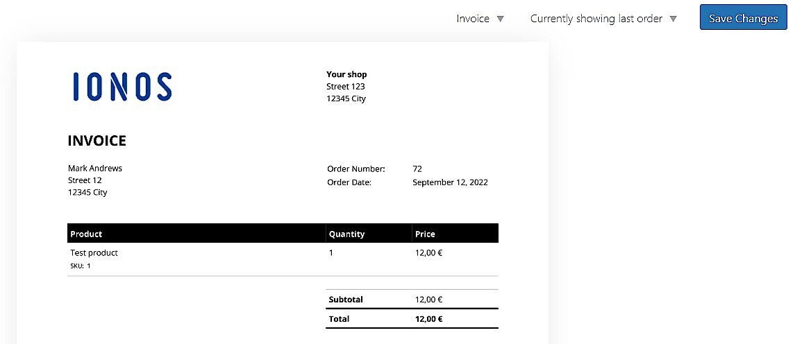 How to create WooCommerce invoices with plugins - IONOS CA