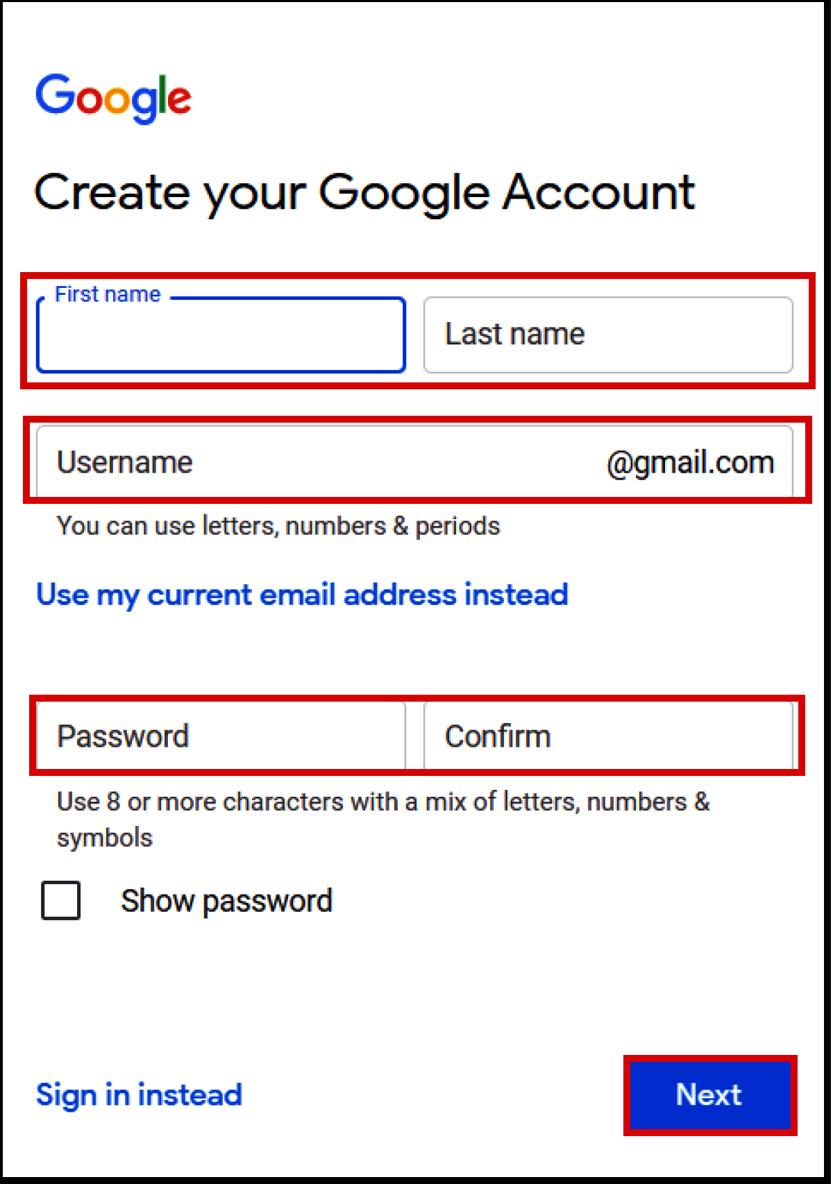 How to sign up with Gmail - IONOS CA