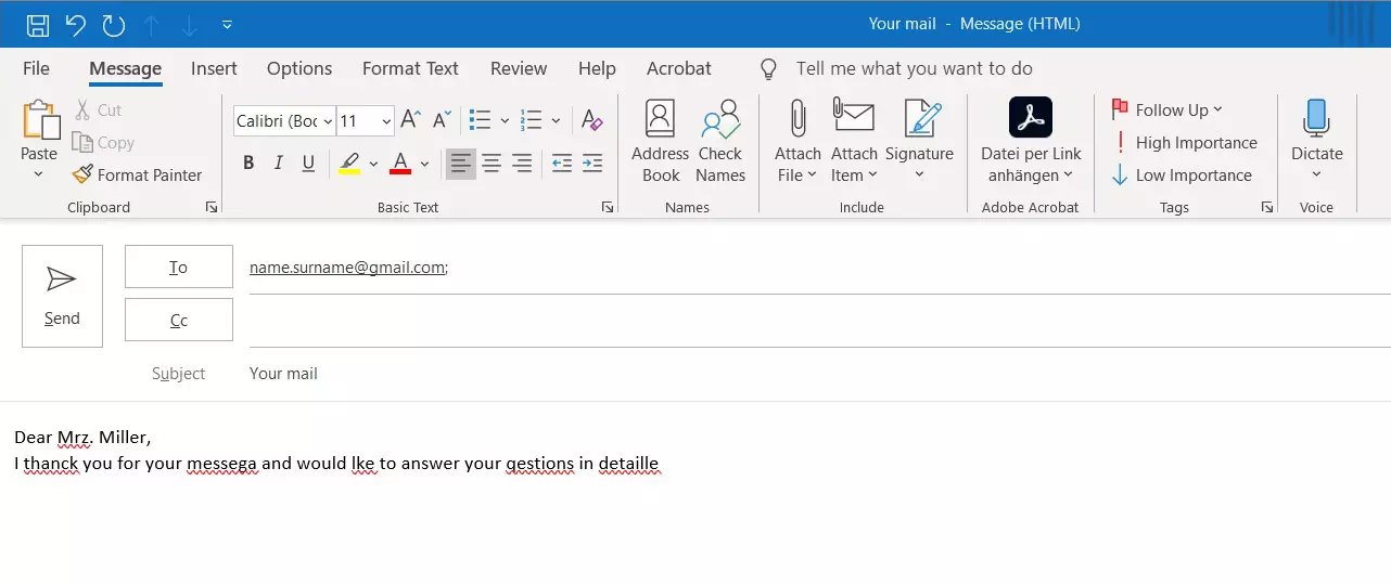 Outlook: how to turn on spell check in Outlook - IONOS CA