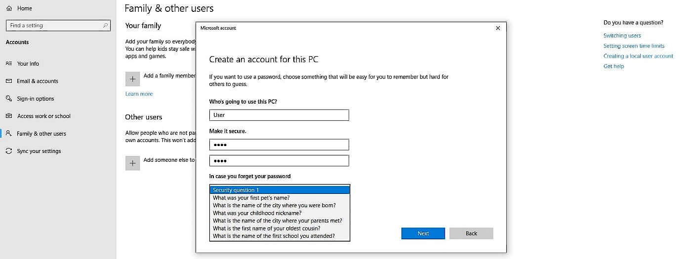 How to add a new User in Windows 10 - IONOS CA