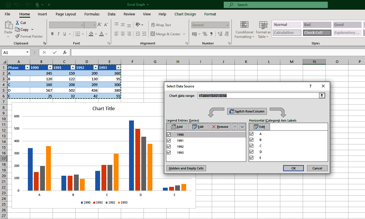 How to create impressive graphs in Excel - IONOS CA
