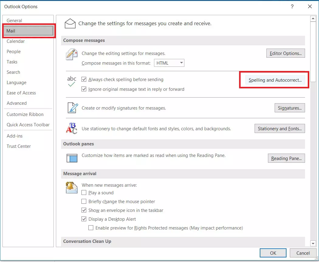 Outlook: how to turn on spell check in Outlook - IONOS CA