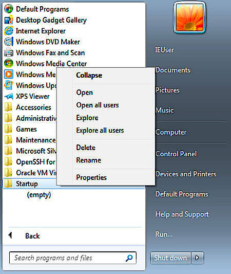 How to change Startup programs in Windows 7 - IONOS CA