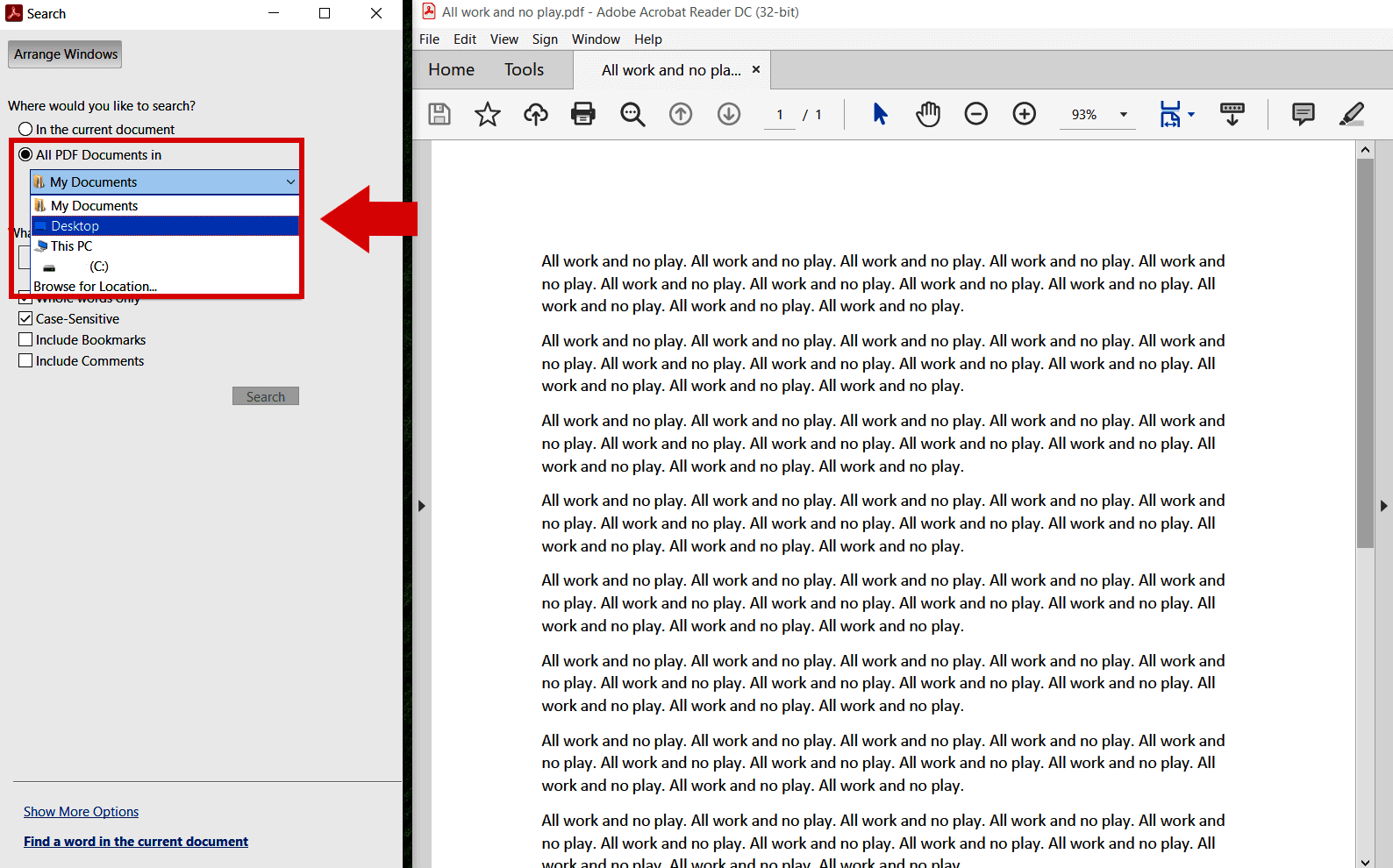 How to search a PDF: Step-by-step guide with examples - IONOS CA