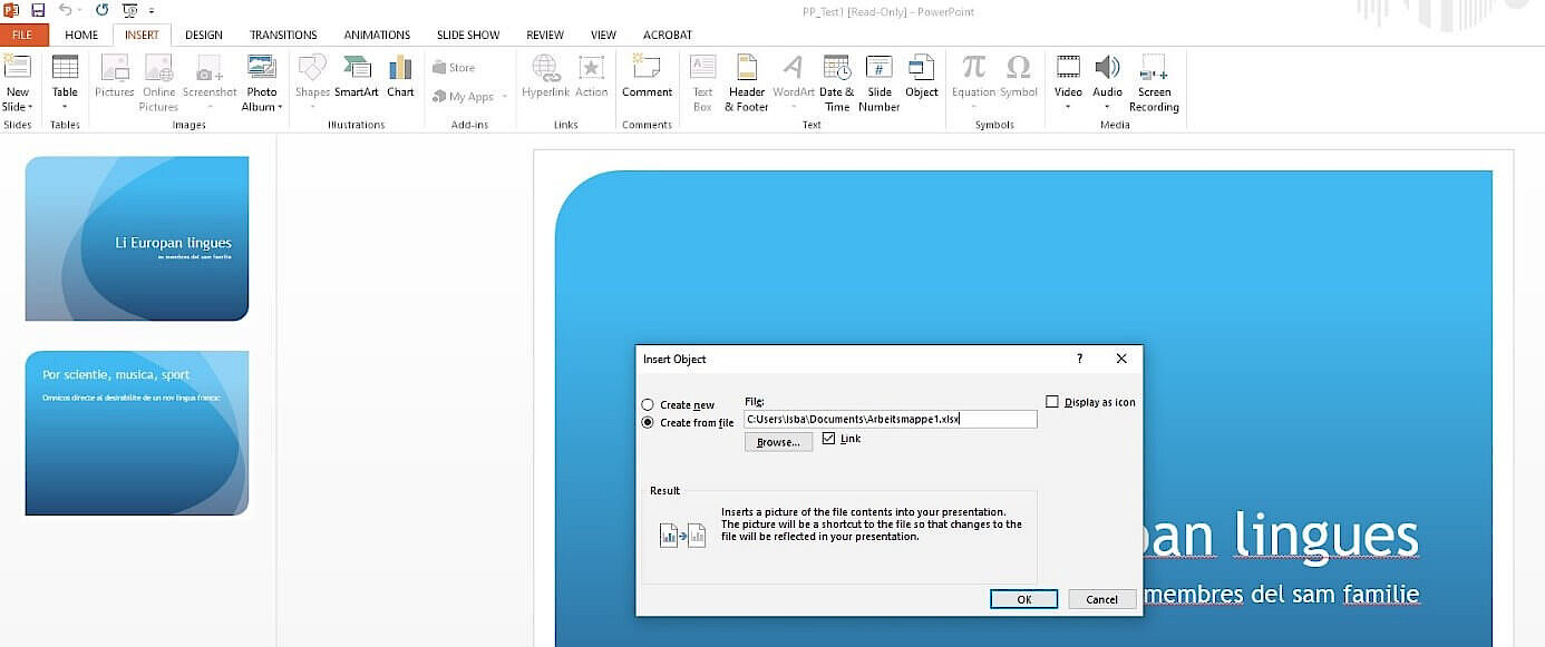 Inserting Excel into PowerPoint: Step-by-step instructions - IONOS CA
