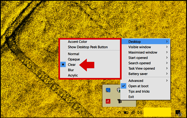 How to make the taskbar transparent in Windows 10 - IONOS CA
