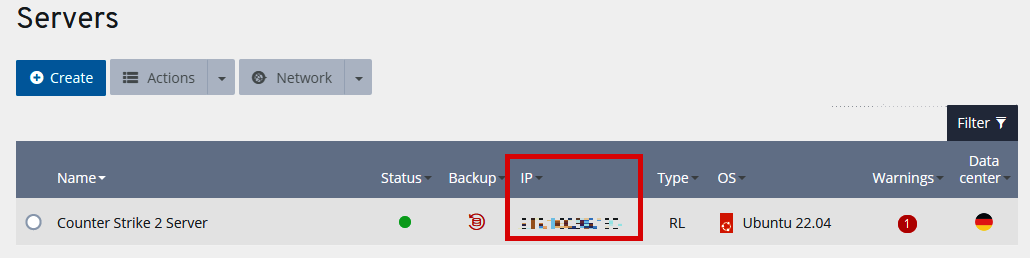 How to set up a CS2 server domain - IONOS CA