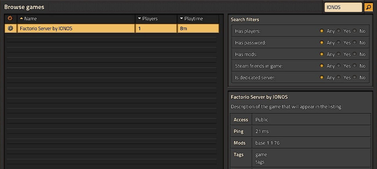 How to set up a Factorio server - IONOS CA
