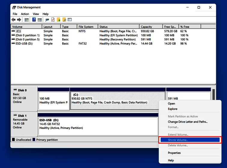Windows 11: Partition hard drive |Step-by-step guide - IONOS CA