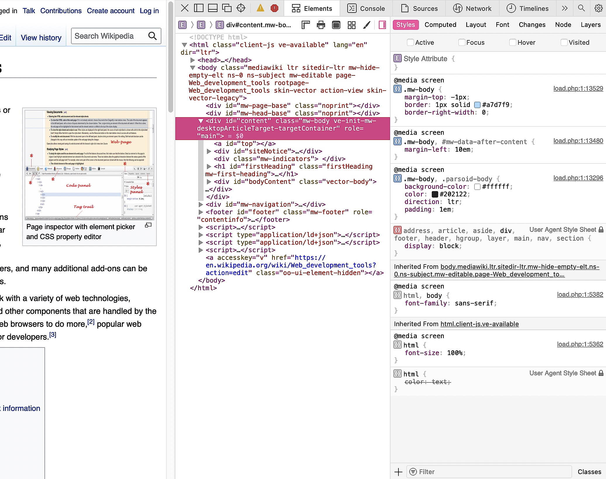 How to inspect elements with developer tools - IONOS CA
