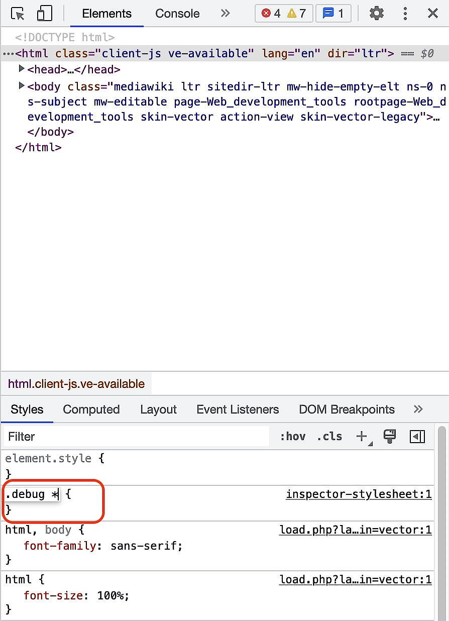 How to inspect elements with developer tools - IONOS CA