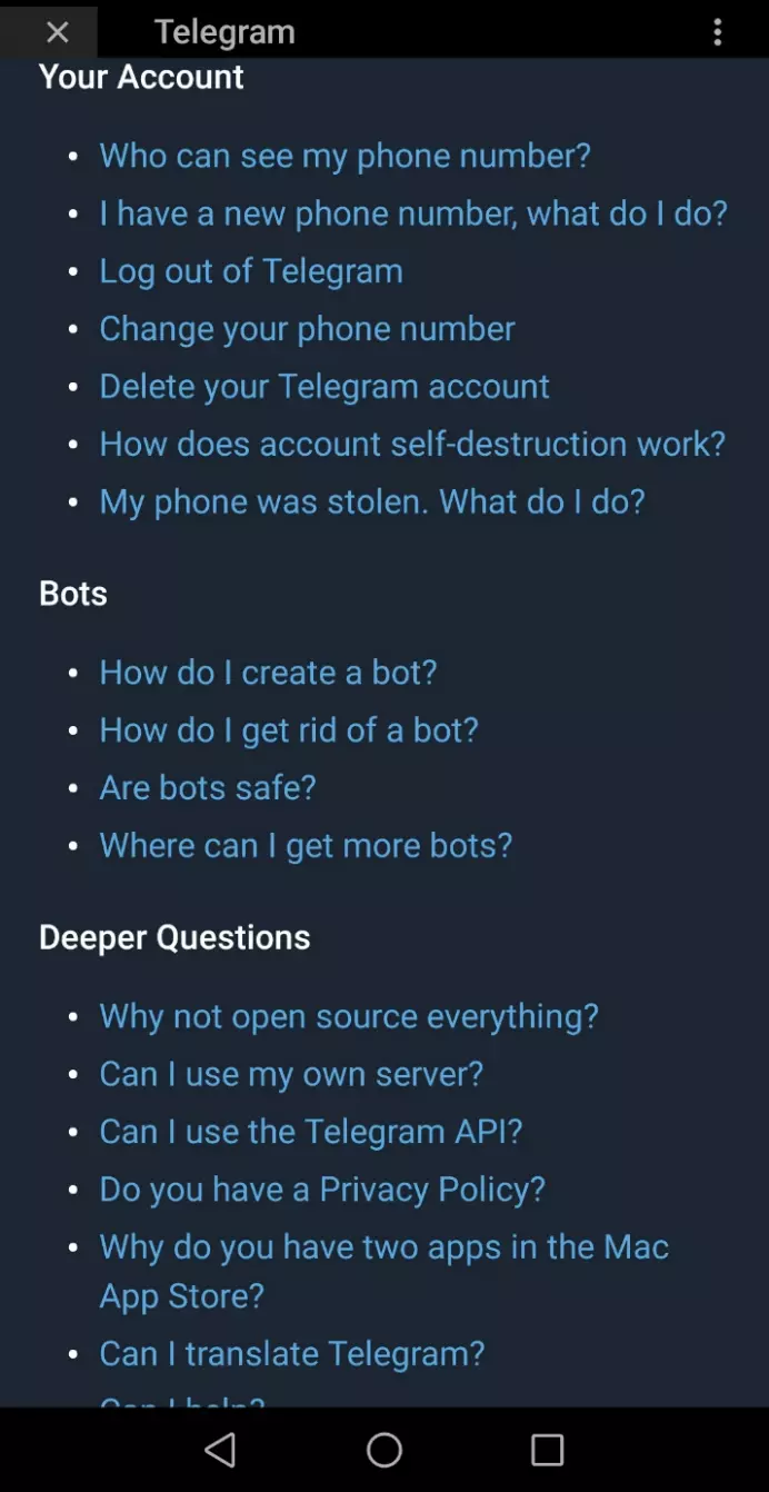 Deleting a Telegram account: How to do it and what happens afterwards ...