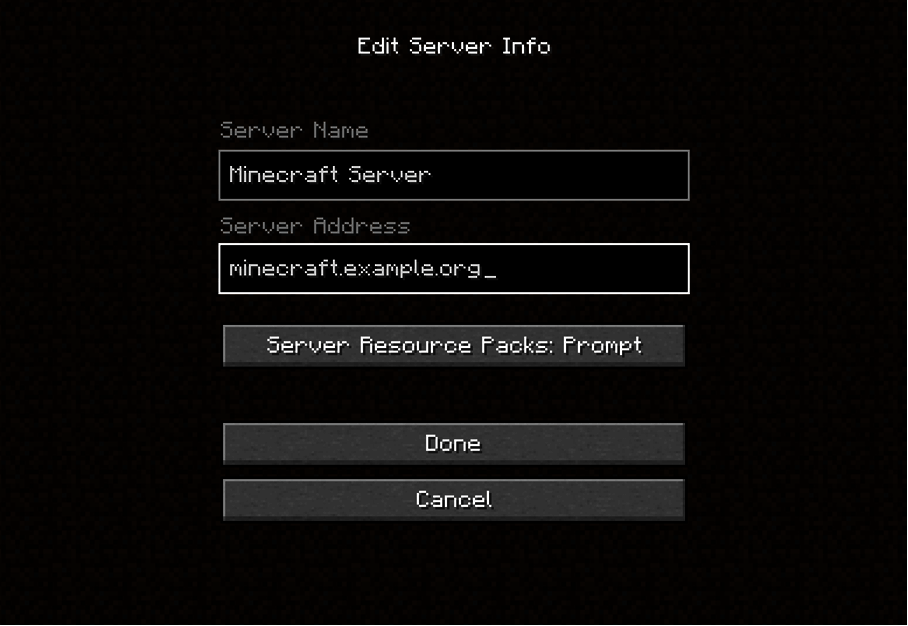 Connect Minecraft server with your own domain - easily! - IONOS CA
