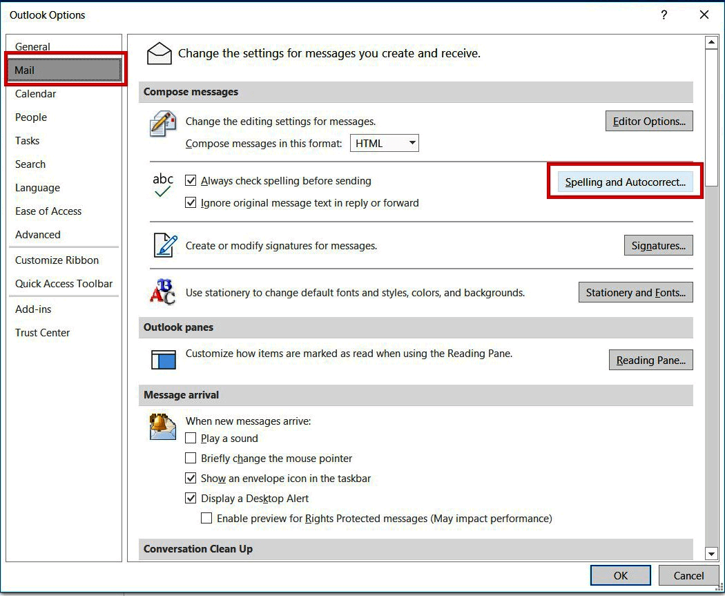 Outlook AutoCorrect: how to enable, disable, and customize - IONOS CA