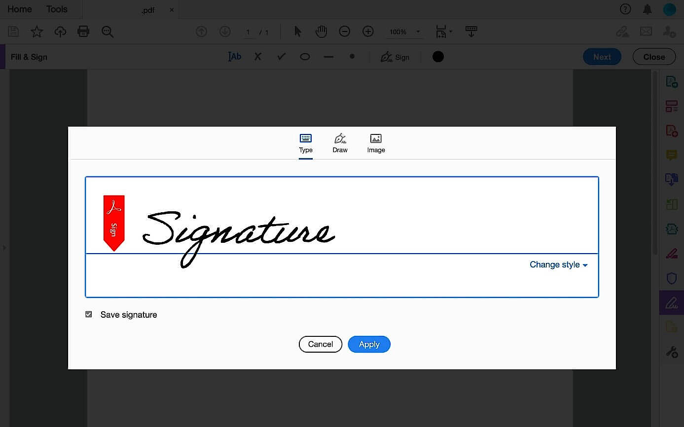 How to sign on a PDF: Add a digital signature to your PDF files - IONOS CA