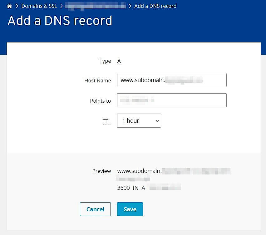 How to install WordPress on a subdomain - IONOS CA