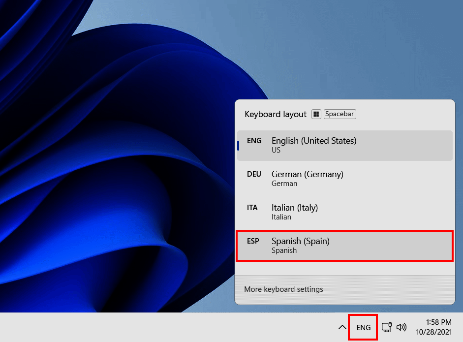 How to change the keyboard language in Windows 11 - IONOS CA