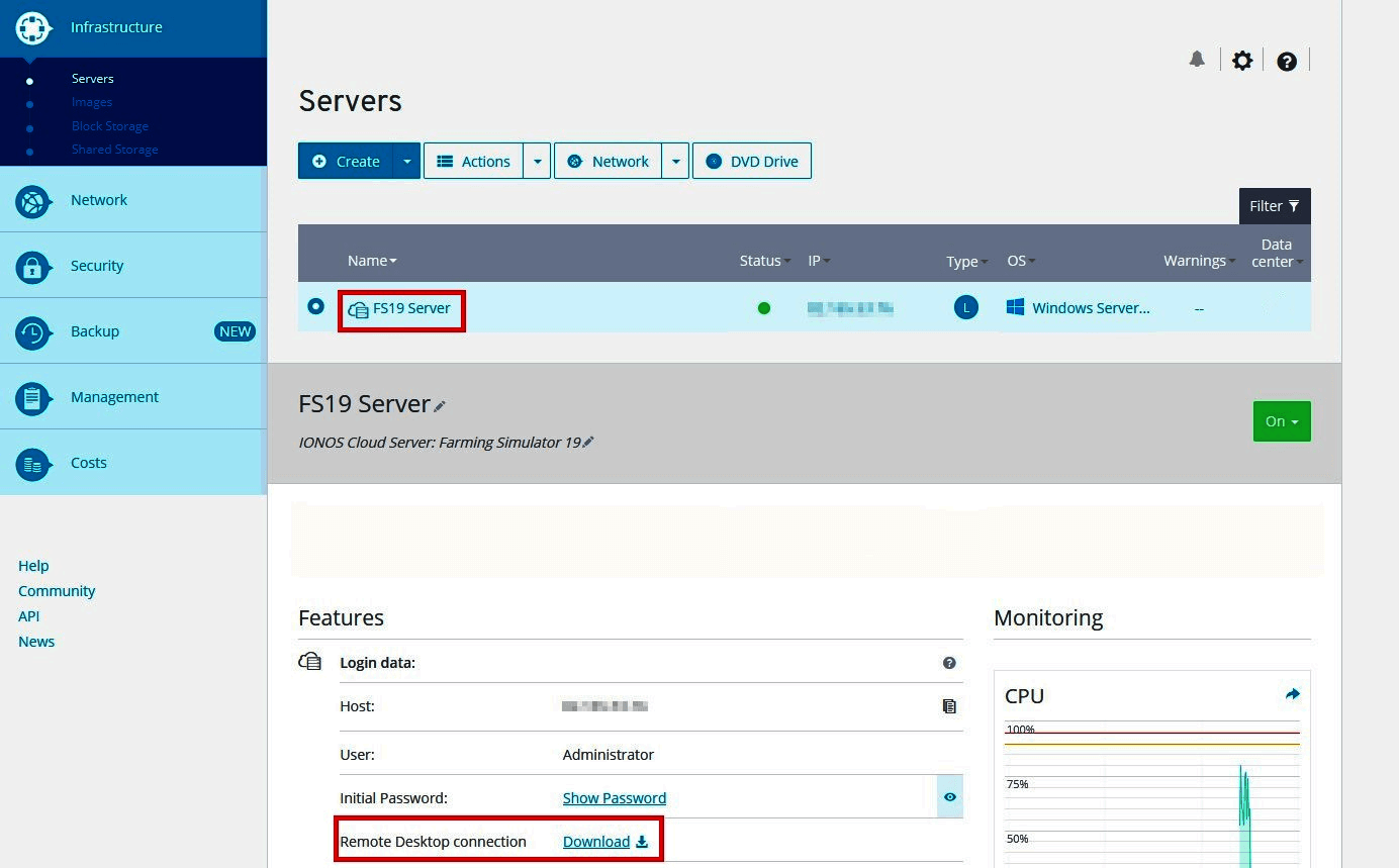 FS19 server: How to host a dedicated Farming Simulator Server - IONOS CA