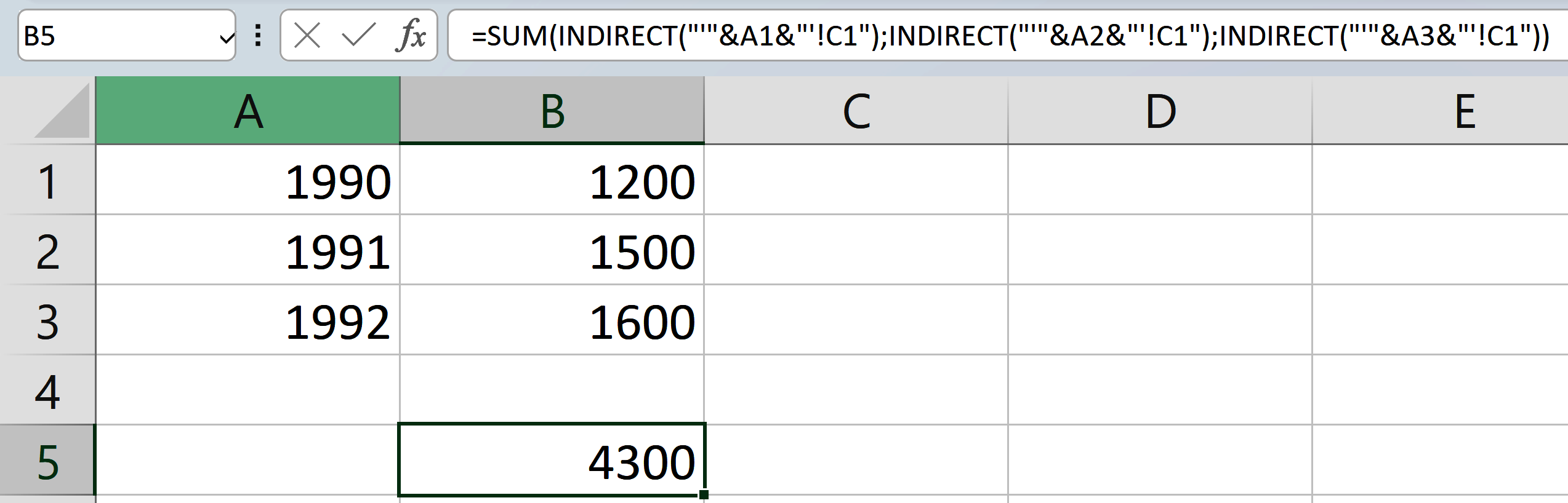 How to use the INDIRECT function in Excel - IONOS CA