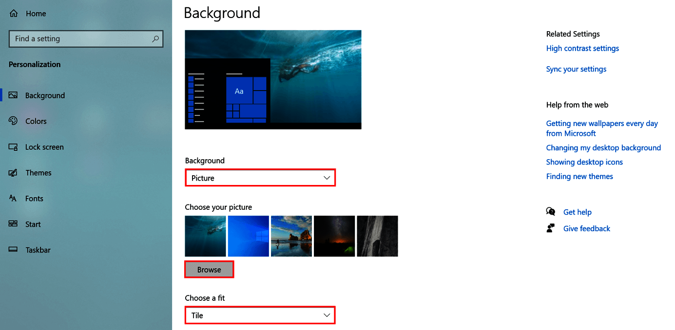 How to change a desktop background in Windows - IONOS CA